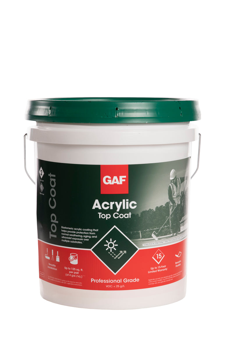 Acrylic Top Coat (Formerly RoofMate TopCoat Elastomeric Acrylic) (15-Y ...