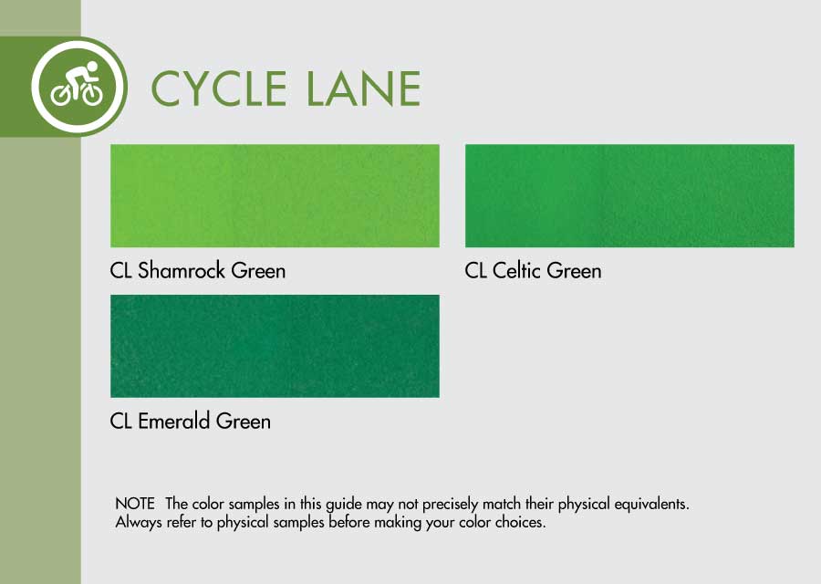 GAF StreetBond Colorants, Cycle Lane Palette, 1 Pint | Coatings Supply